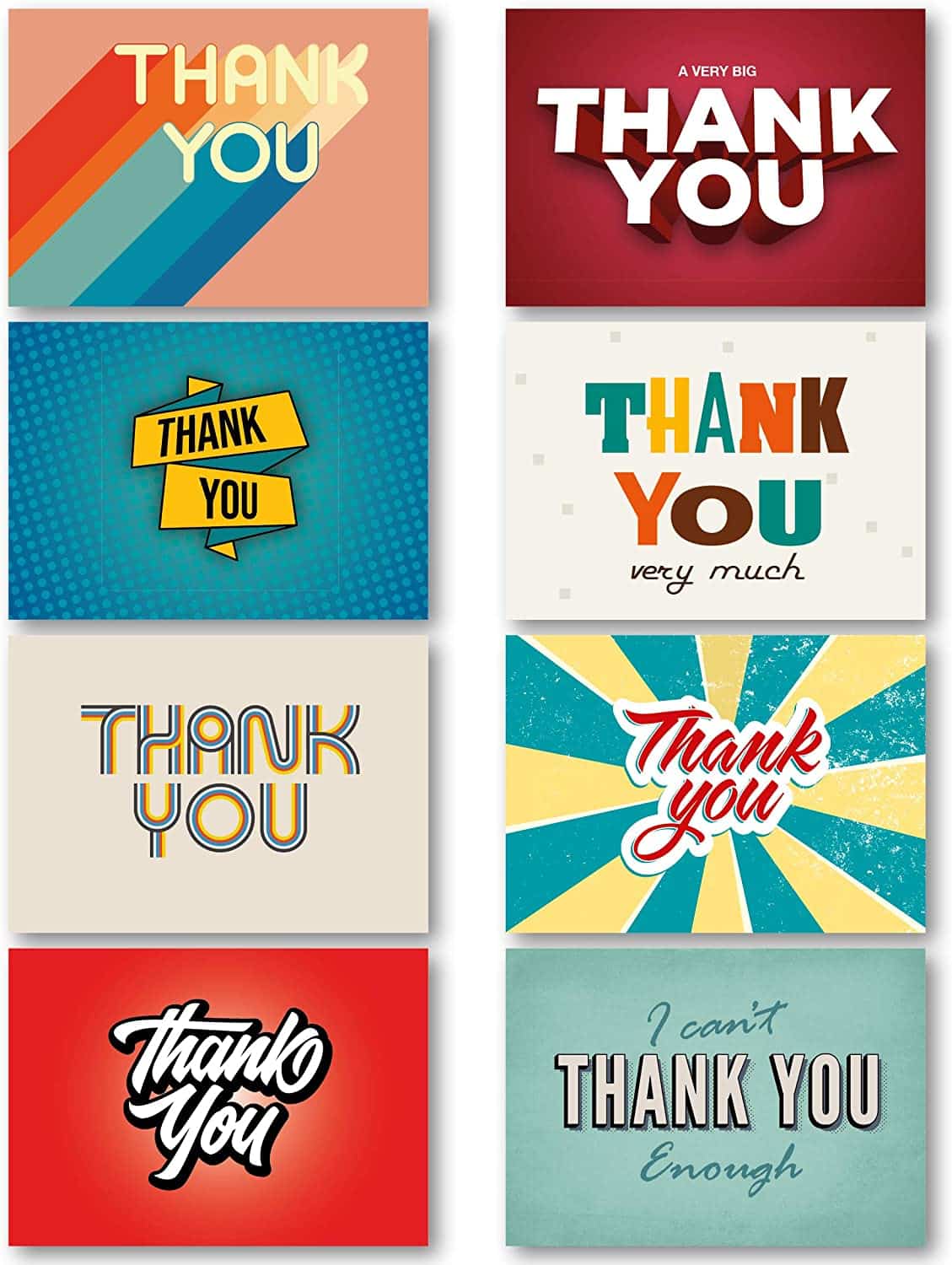 Retro Thank you Cards | Absolutely Yours